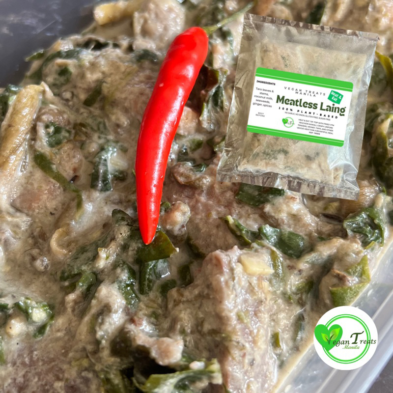Meatless Laing by Vegan Treats Manila 250g Frozen Pack (Plantbased ...