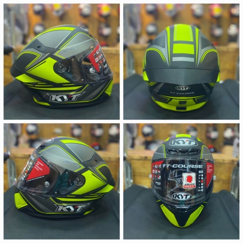 KYT TT COURSE FULLFACE HELMET | Shopee Philippines
