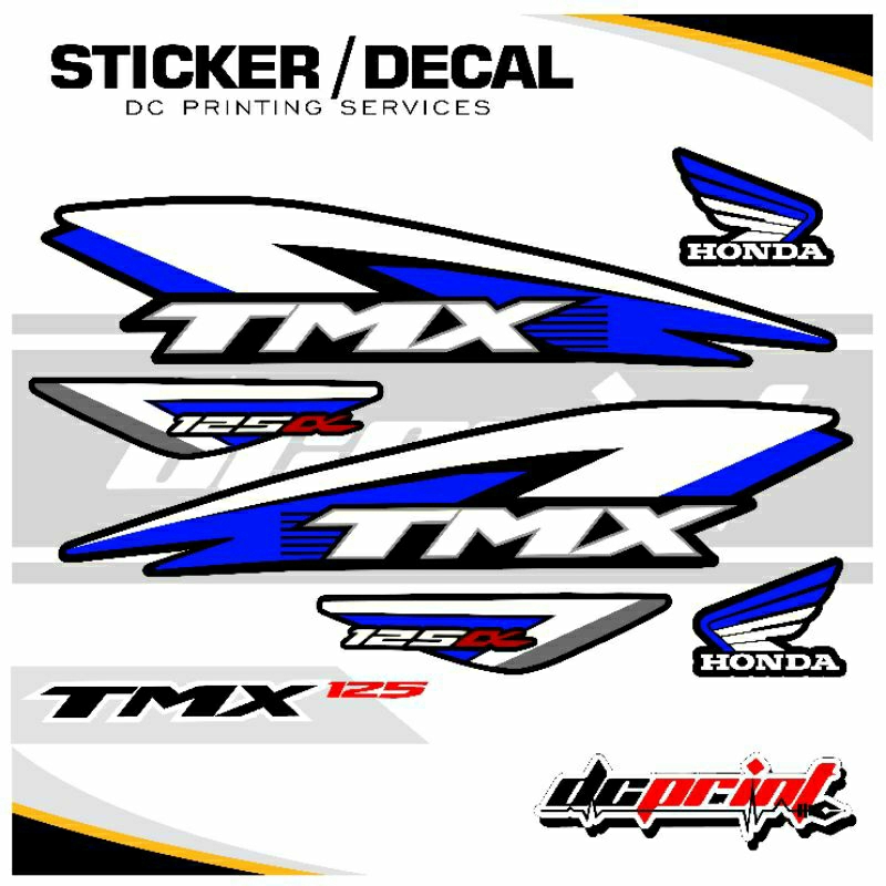 Honda TMX 125 - Stock Decal / Sticker Glossy Finish | Shopee Philippines