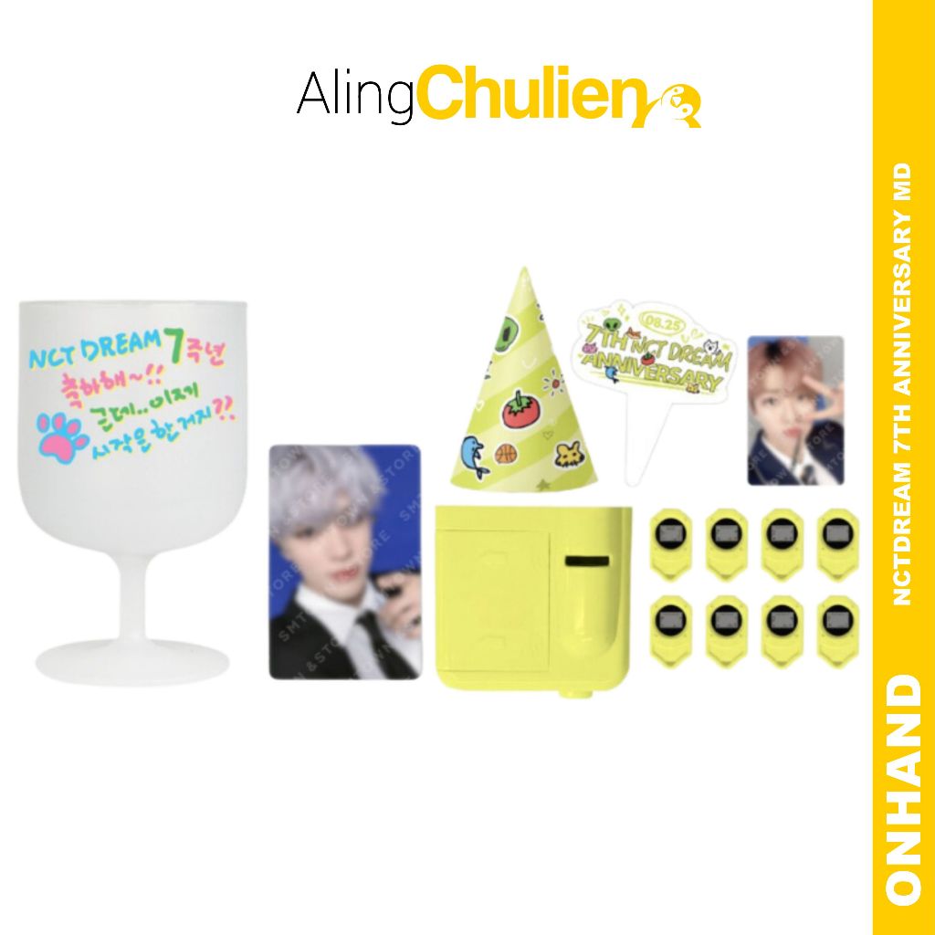 NCTDream NCT Dream 7th Anniversary Party Package Photocard Official Cup ...