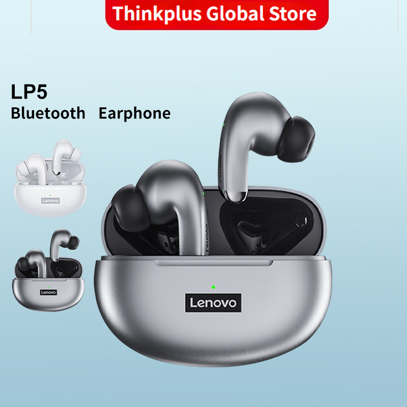 Lenovo LP5 TWS Bluetooth Earphones 9D Stereo Wireless Headphone Waterproof Earbuds Touch Control ...