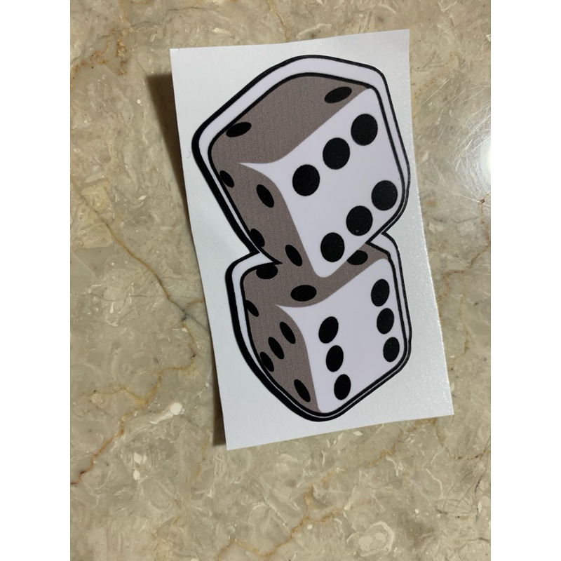 Dice Sticker Decals ( No Fade ) | Shopee Philippines