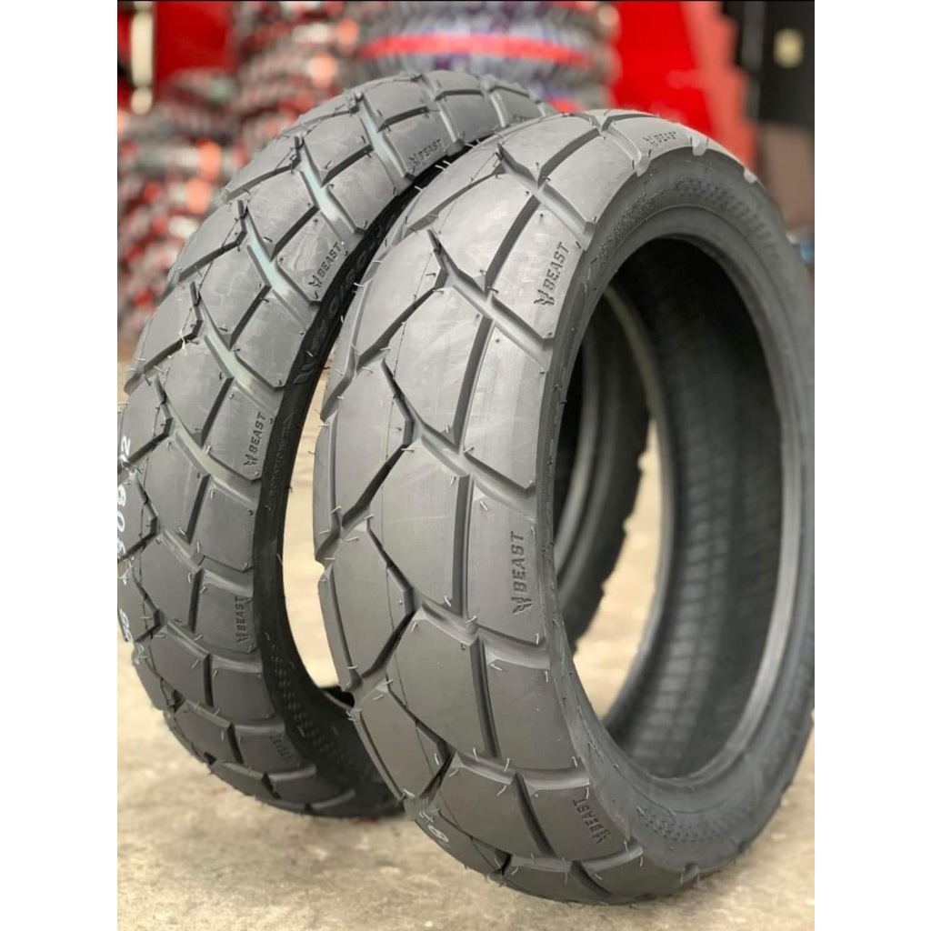 BEAST TIRE X3M DUAL SPORT TUBELESS WITH FREE TYRE SEALER AND PITO ...