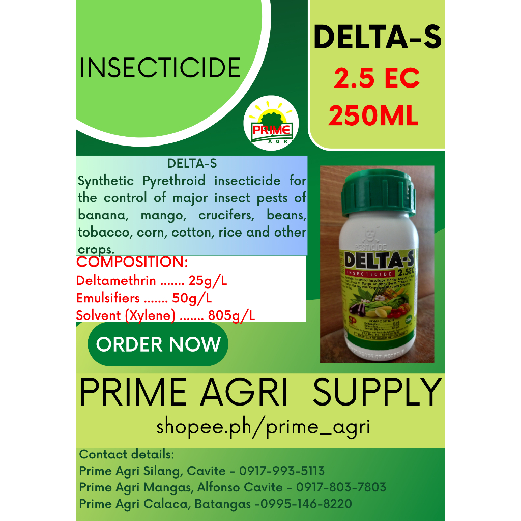 DELTA-S 2.5 EC - INSECTICIDE | Shopee Philippines