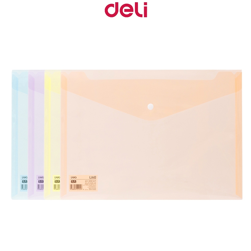 Deli File Folder PP A4 Size File Bags 1Pc | Shopee Philippines