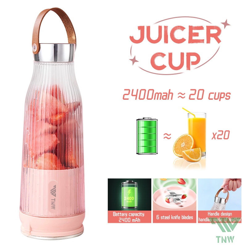 TNW Portable Juicer fruit Electric Blender 500ML USB Mini Fruit Blender ... TNW Portable Juicer fruit Electric Blender 500ML USB Mini Fruit Blender ...