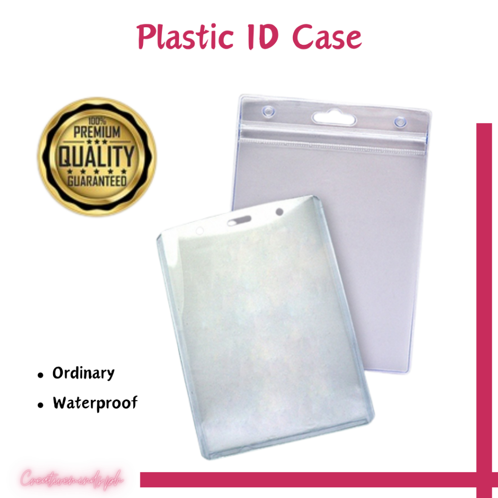 A6 ID Holder Case with Zip Lock Waterproof Vertical - 5pcs per order ...