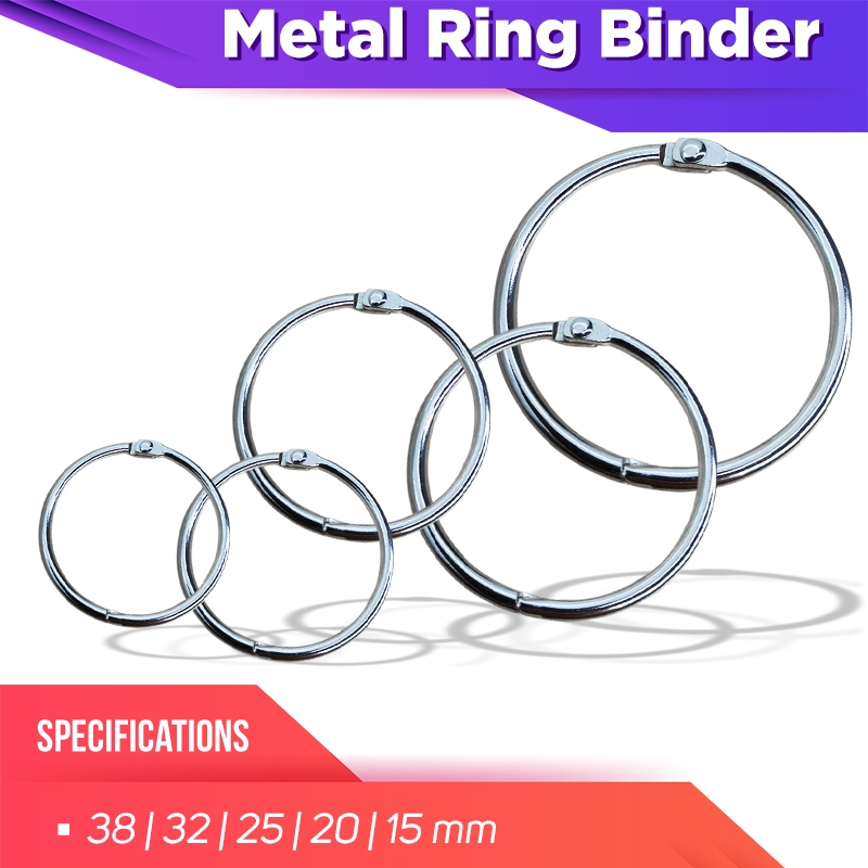 Ring Binder Metal Binding 15MM/20MM/25MM/32MM/38MM | Shopee Philippines