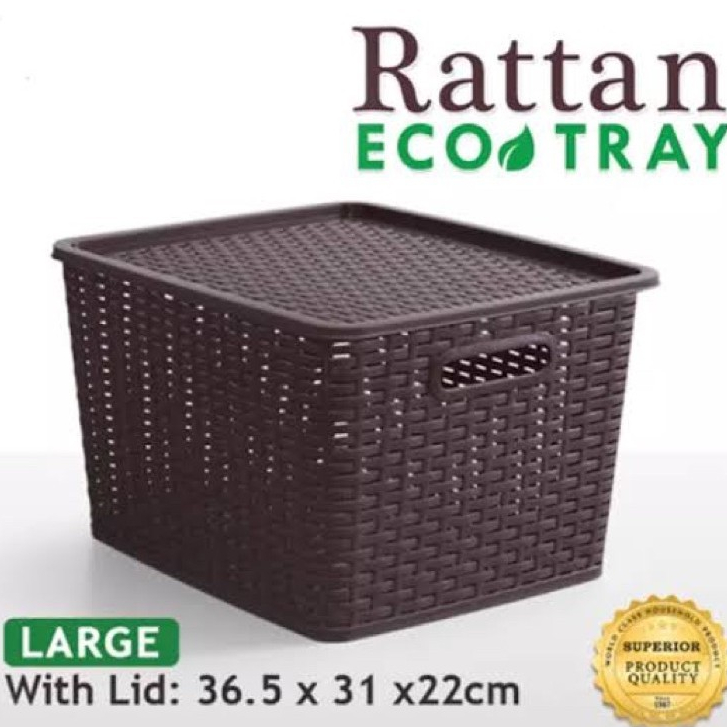 Zooey Rattan Eco Tray Stock No. 258 Large Size | Shopee Philippines