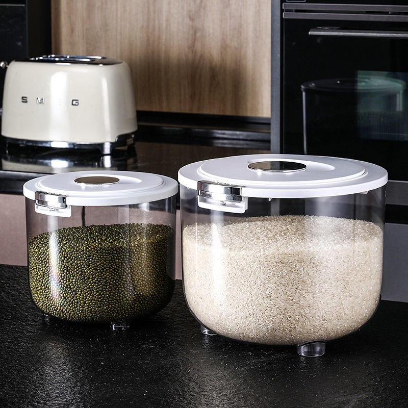 5KG-10kg Rice Dispenser and Storage with measuring cup sealed grain ...