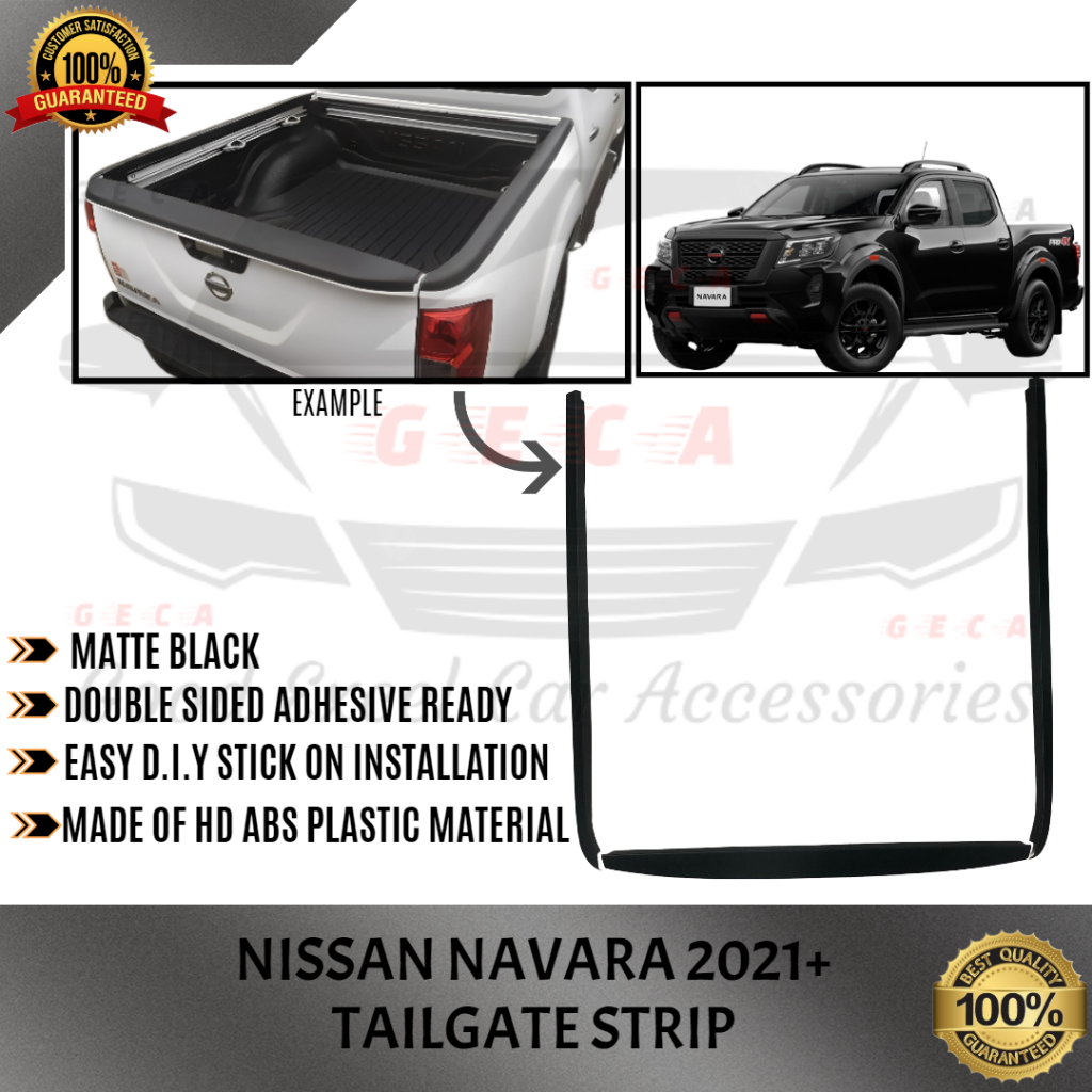 GCAO NISSAN NAVARA 2021+ OEM Rail Guard or Rail Liner /Tailgate Cover ...