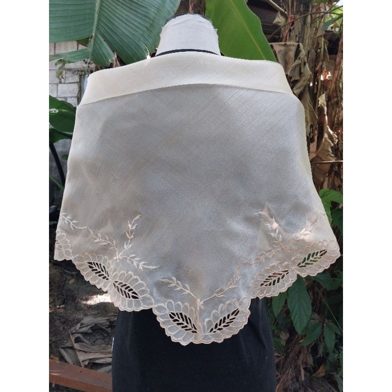 ALAMPAY FILIPINIANA LEAF DESIGN (EMBROIDERED WITH FREE BROOCH INCLUDED ...