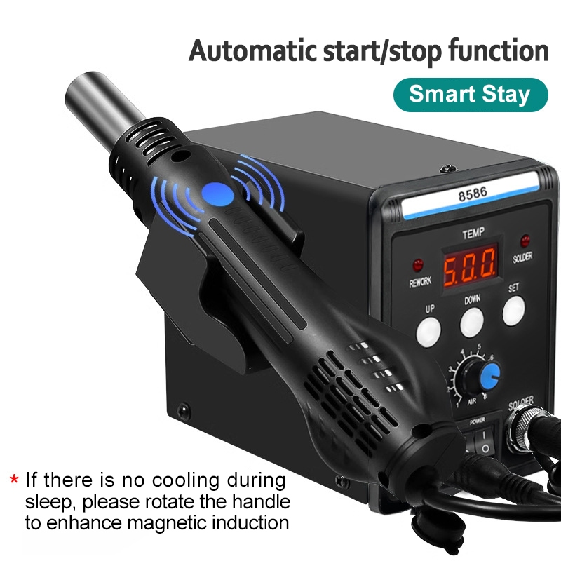 Soldering Station 2in1 Soldering Iron Heat Gun Hot Air Blower ...