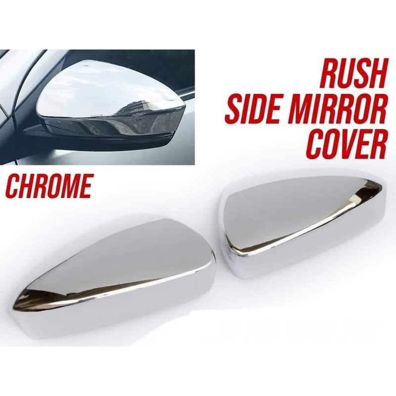 Toyota Rush 2018 - 2024 Chrome Side Mirror Cover | Shopee Philippines