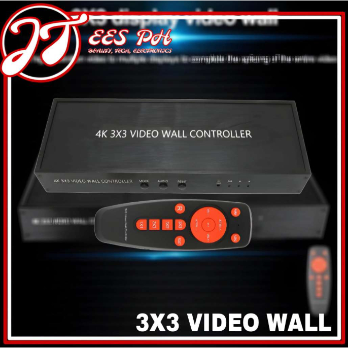 4K 3x3 Video Wall Controller, HD Multimedia Interface Video Controller ...