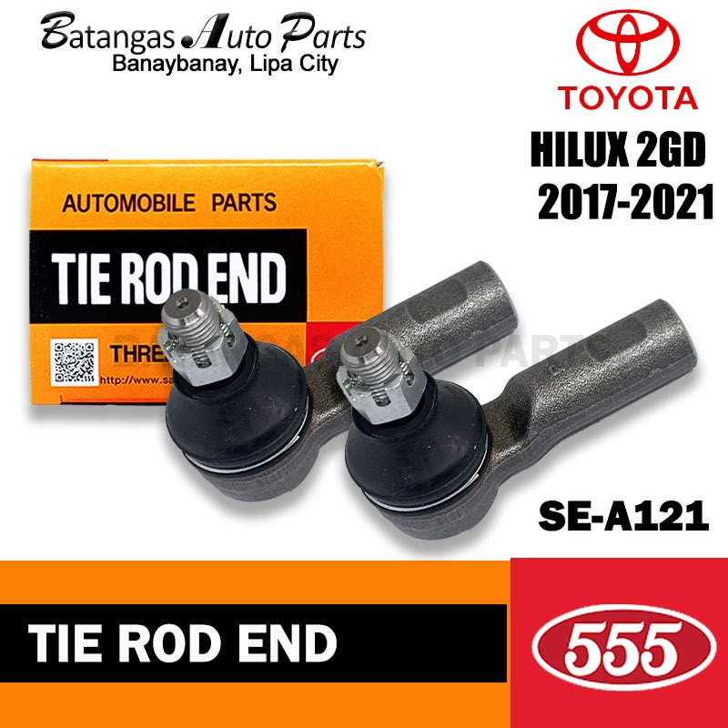 555 TIE ROD END TOYOTA HILUX 2GD 2017-2021 (OUTER RIGHT/LEFT) SE-A121 ...