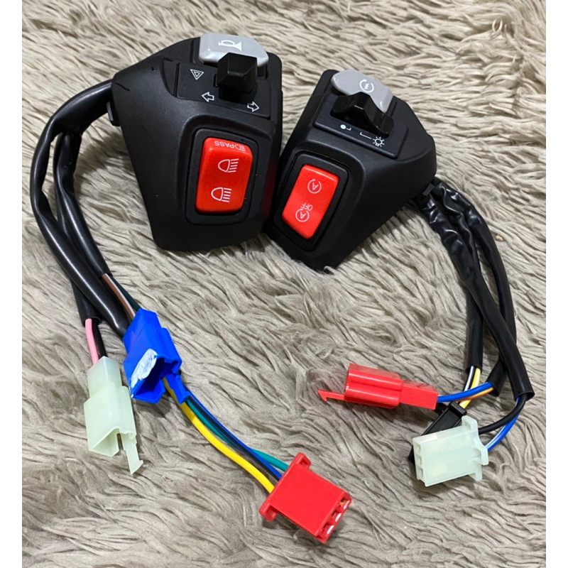AEROX V1 HANDLE SWITCH with HAZARD LIGHT for AEROX / MIO | 125 / MIO ...