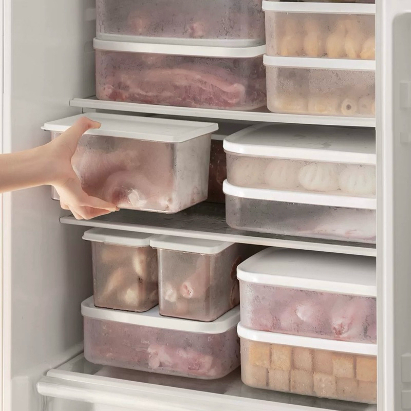 Refrigerator Storage Box Crisper Box Food-grade Sealed Frozen Packaging ...