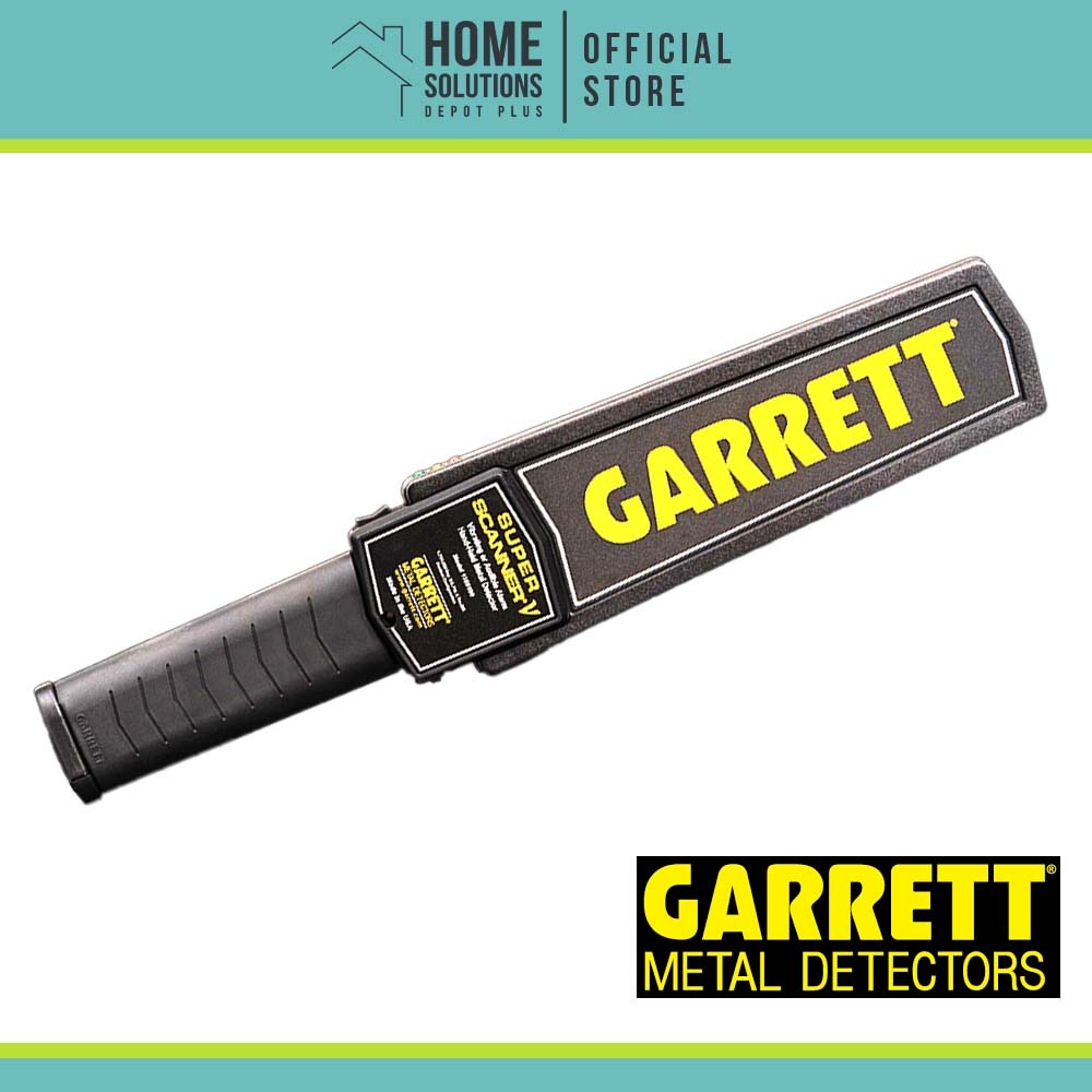 GARRET METAL DETECTOR ₧#34ET40 -1165180 w/Battery | Shopee Philippines