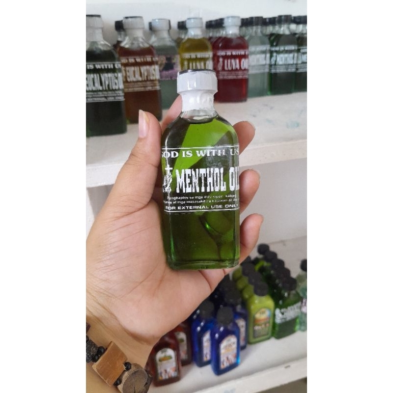 Menthol green/white Herbal Massage Oil 50ml | Shopee Philippines