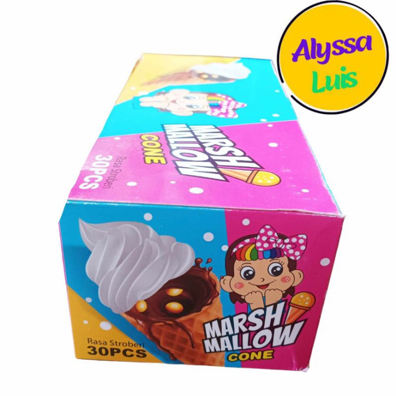 Alyssaluis Luis 30pcs MARSHMALLOW CONE CANDY | Shopee Philippines