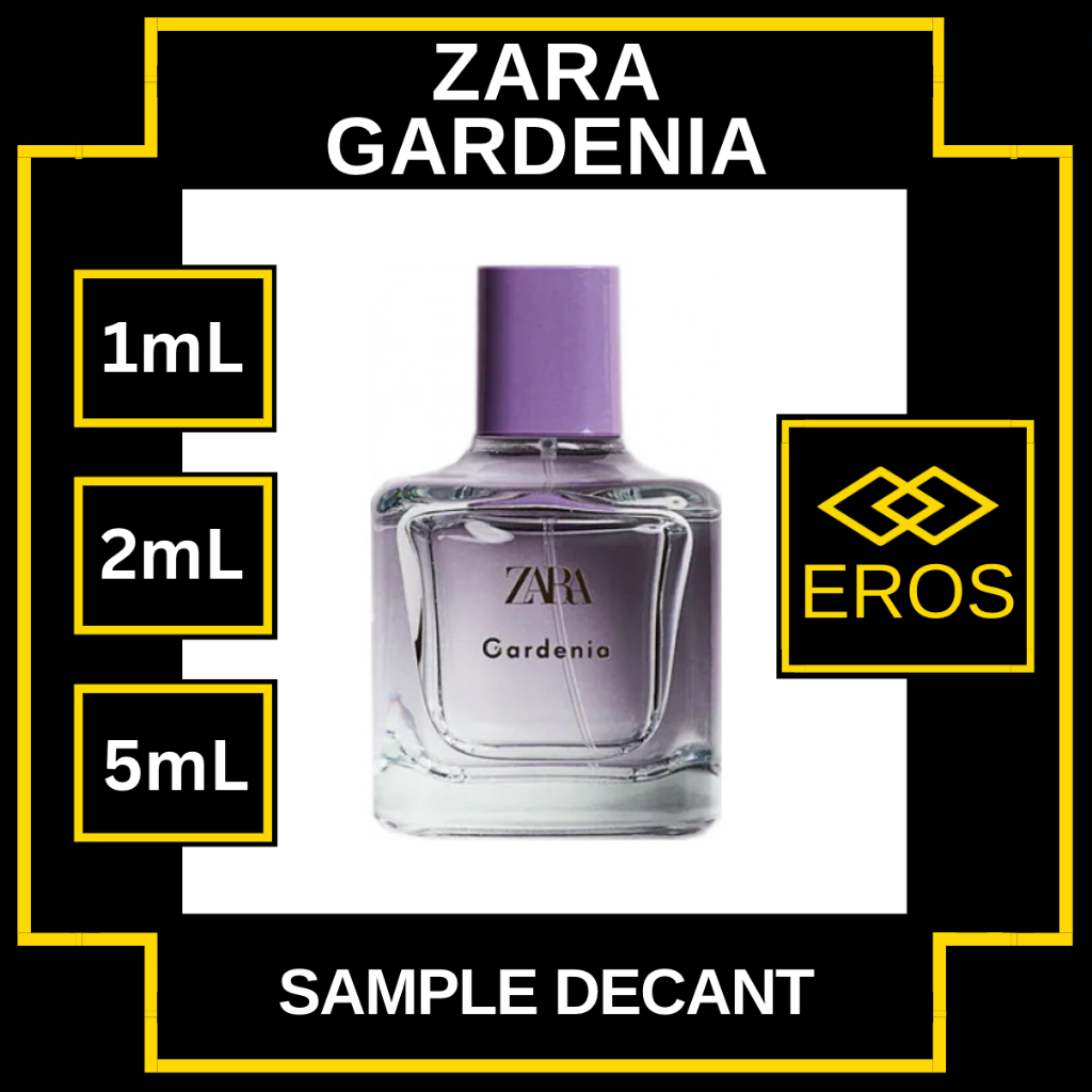 Zara Gardenia 1mL 2mL 5mL DECANT perfume sample vial repacked EROS PH ...