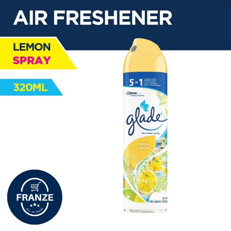 GLADE Fresh Lemon Air Freshener Spray 320ml | Shopee Philippines