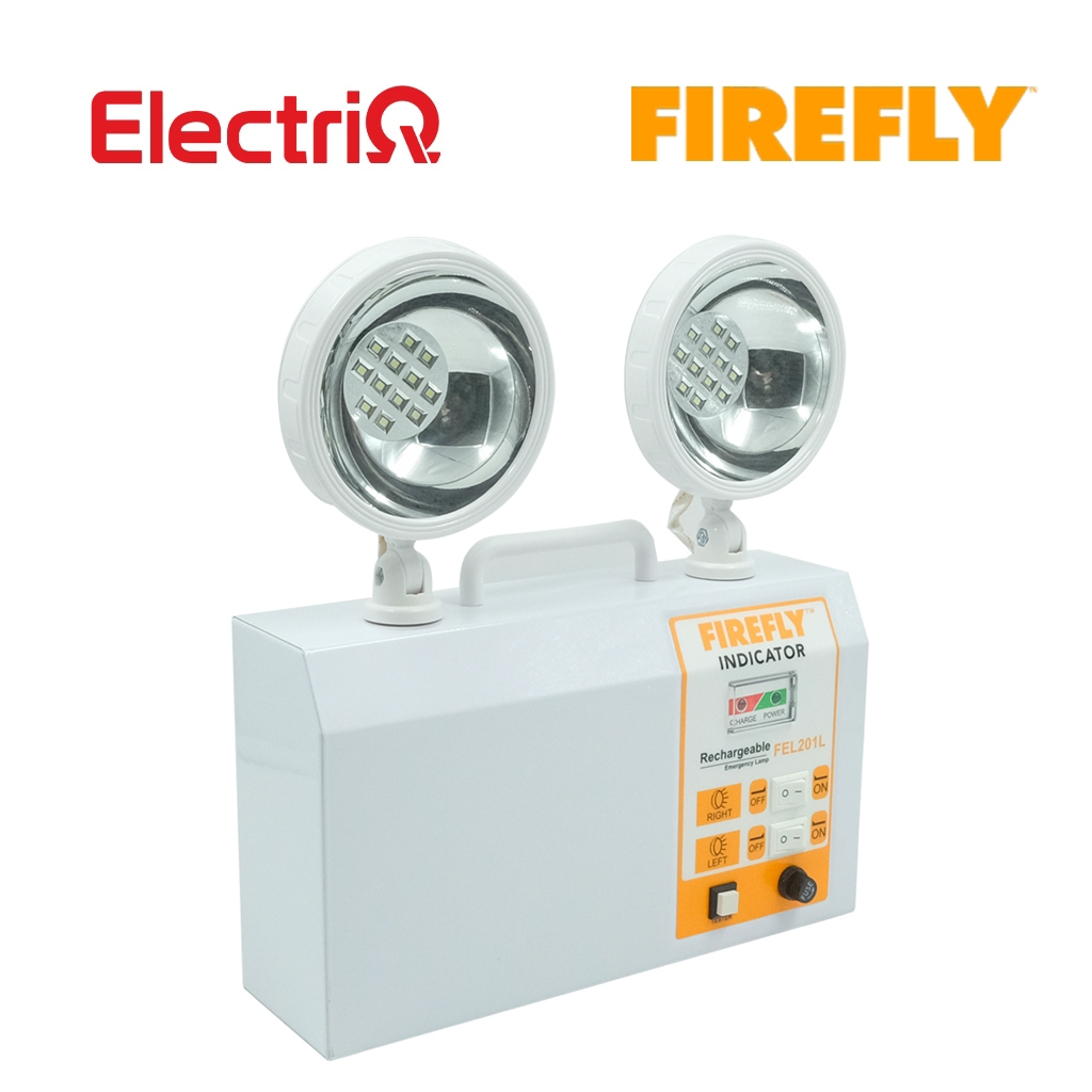 Electriq l Firefly Quick Response Twinhead Rechargeable Emergency Lamp ...