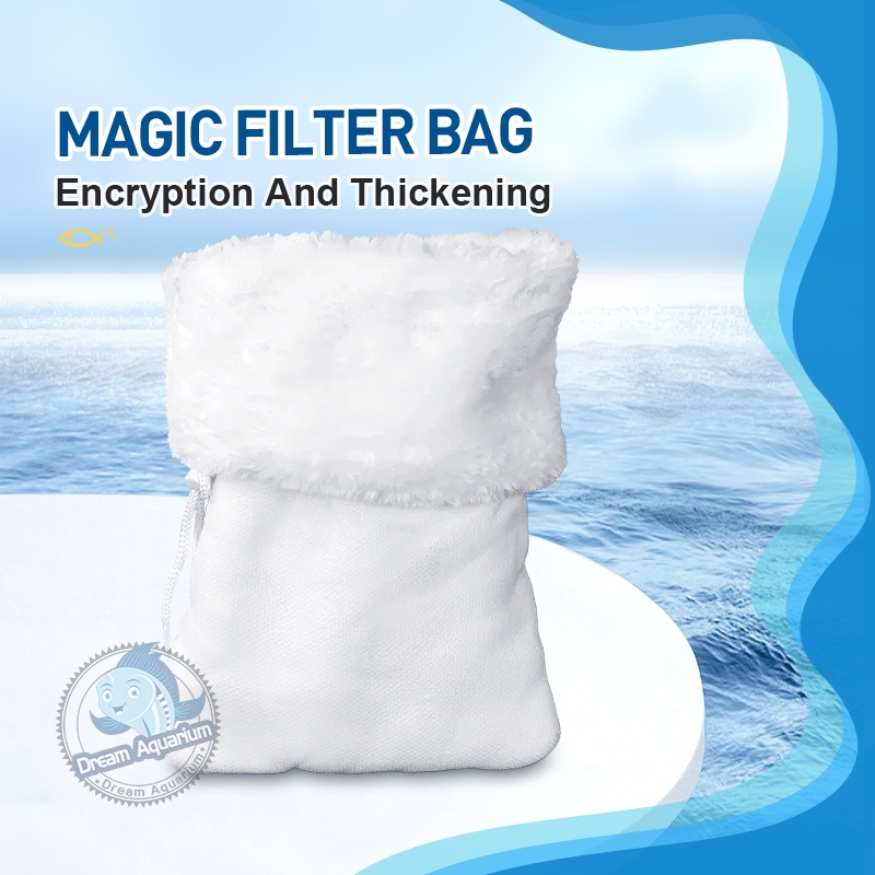 1pcs Aquarium Magic Filter Sock Durable Polyester Fibre Felt Bag For ...