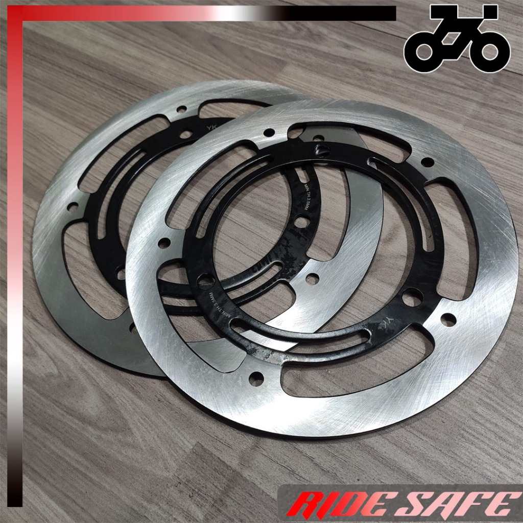 BUTA DISC YAMAHA NMAX V1 V2 / STAINLESS DISK FRONT AND REAR SET / BRAKE PLATE HARAP AT LIKOD ...