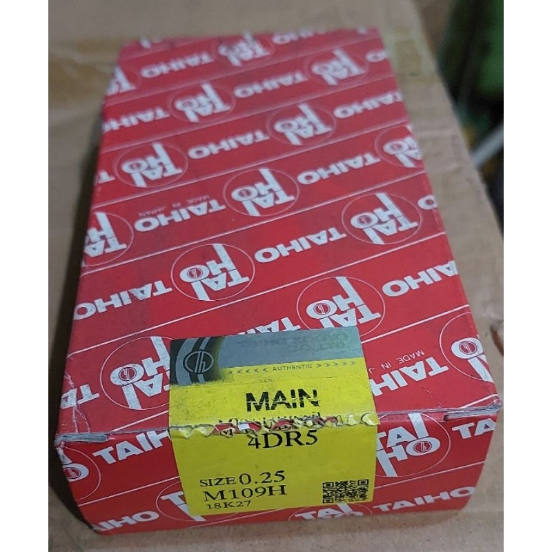 M-109 SIZE 0.25 MAIN BEARING FUSO CANTER 4DR5, 4DR50,4DR51,4DR52 TAIHO ...
