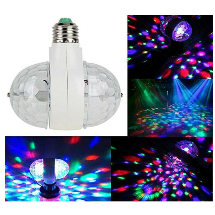 Double Head Disco Light Double-head Magic Ball Colorful Rotating Party ...
