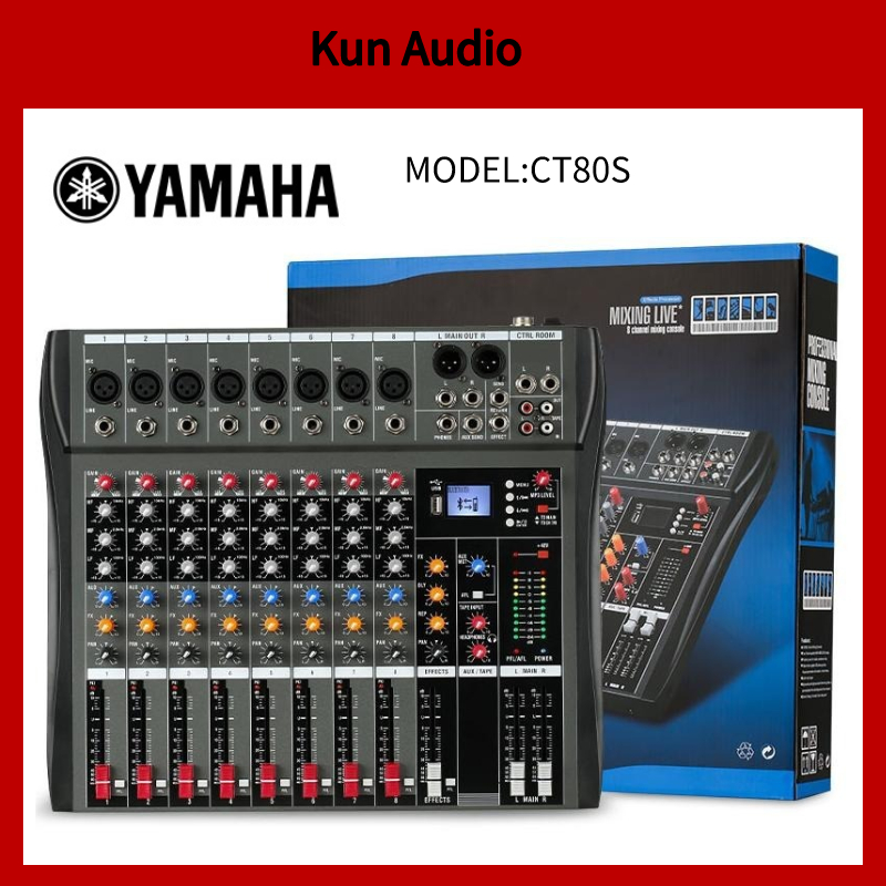YAMAHA CT-80S 8 channel Mixer Bluetooth | Shopee Philippines