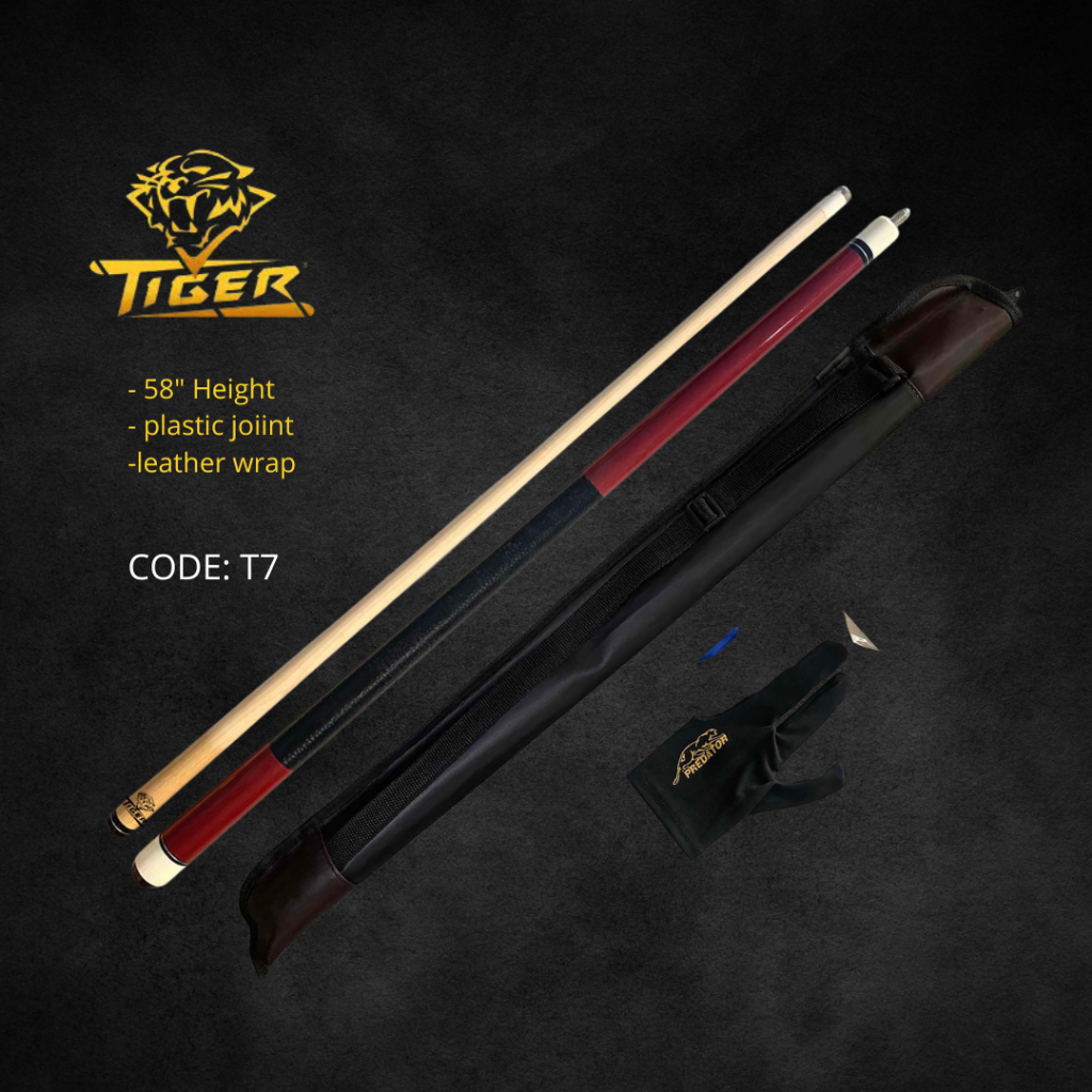 Tiger Billiard Cue Stick w FREE Case | Shopee Philippines