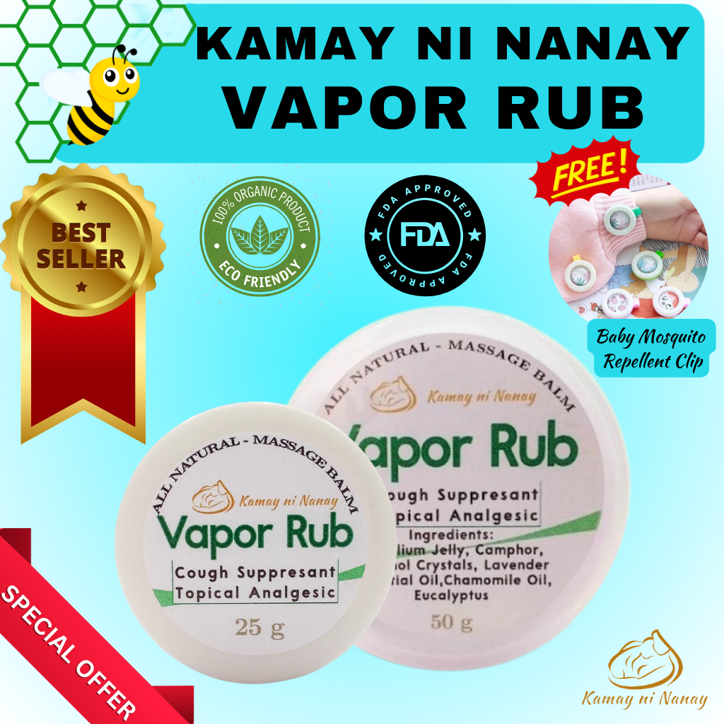 Kamay Ni Nanay - Vapor Rub for baby, no cough, tanggal ubo, panlaban sa ...