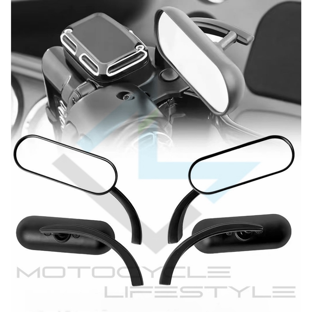 Harley Davidson Style Low Rider V-Rod Side Mirrors Universal | Shopee ...
