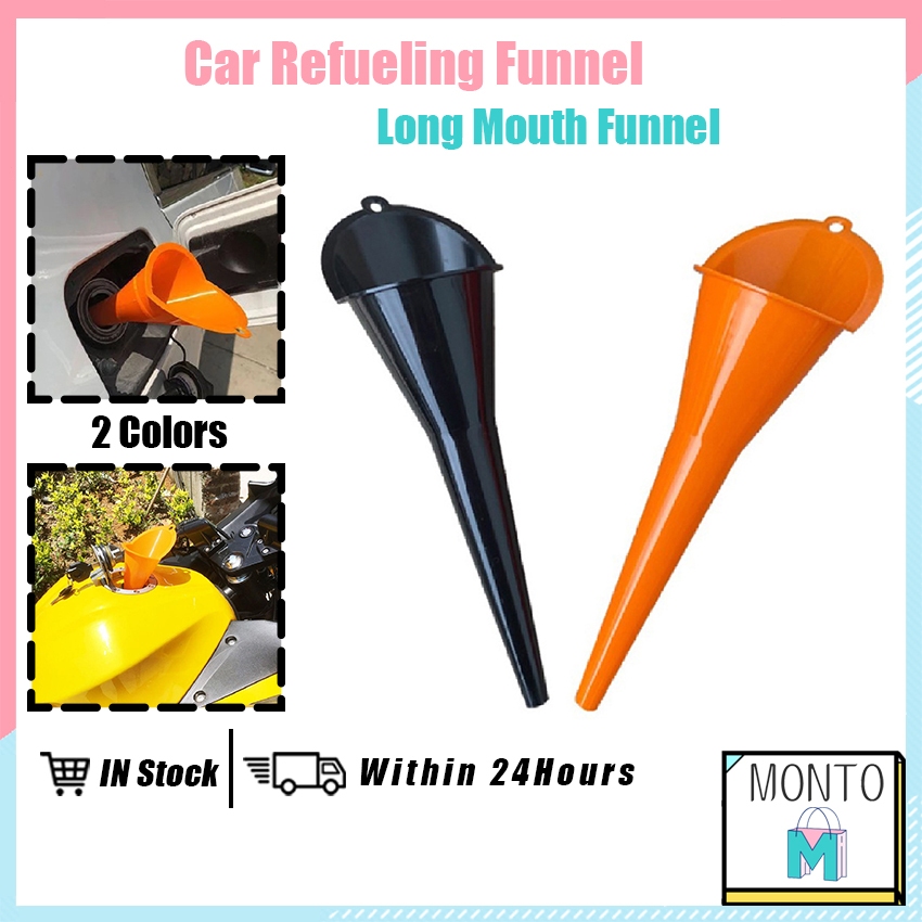 Multi-Function Plastic Long Oil Funnel Fit for Motorcycles Cars ...