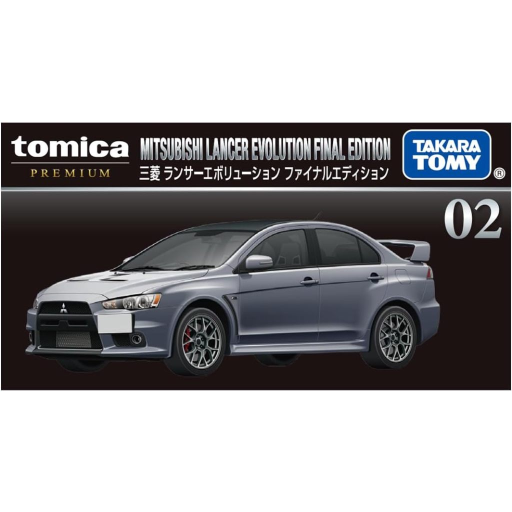 Takara Tomy Tomica Premium 02 Mitsubishi Lancer Evolution Final Edition ...