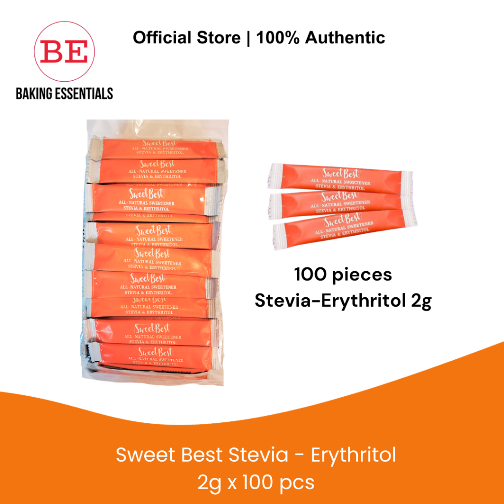 Sweet Best Stevia-Erythritol sticks, Zero Calorie Sweetener, Sugar-Free ...