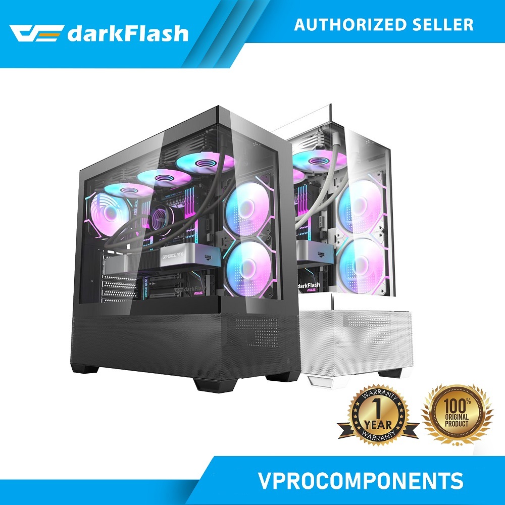 DARKFLASH DS900 AIR Case Desktop Case | 270-degree Panoramic design ...