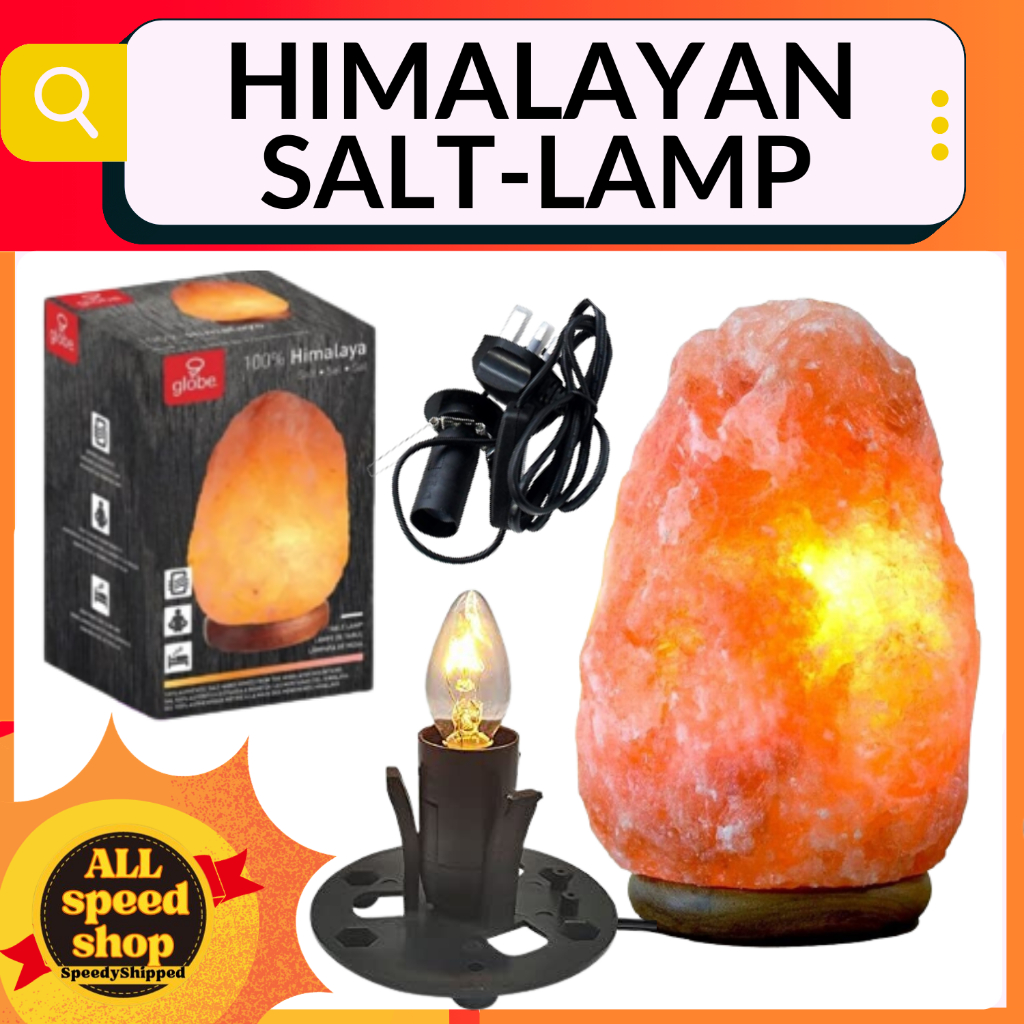 Authentic Himalayan Salt Lamp with Dimmer Switch - Embrace the Glow of ...