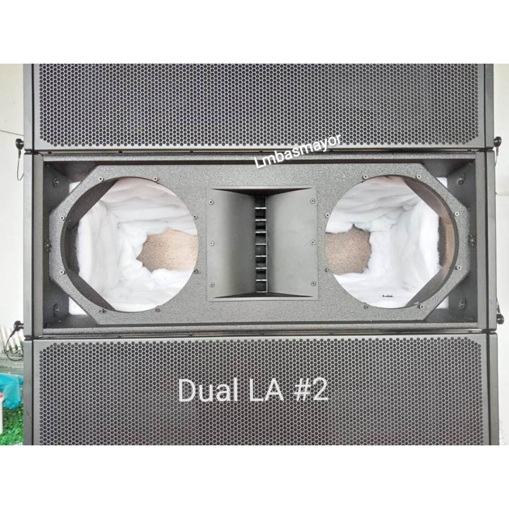 Dual 12-inch Line Array Empty Speaker Box Full Range with Complete ...