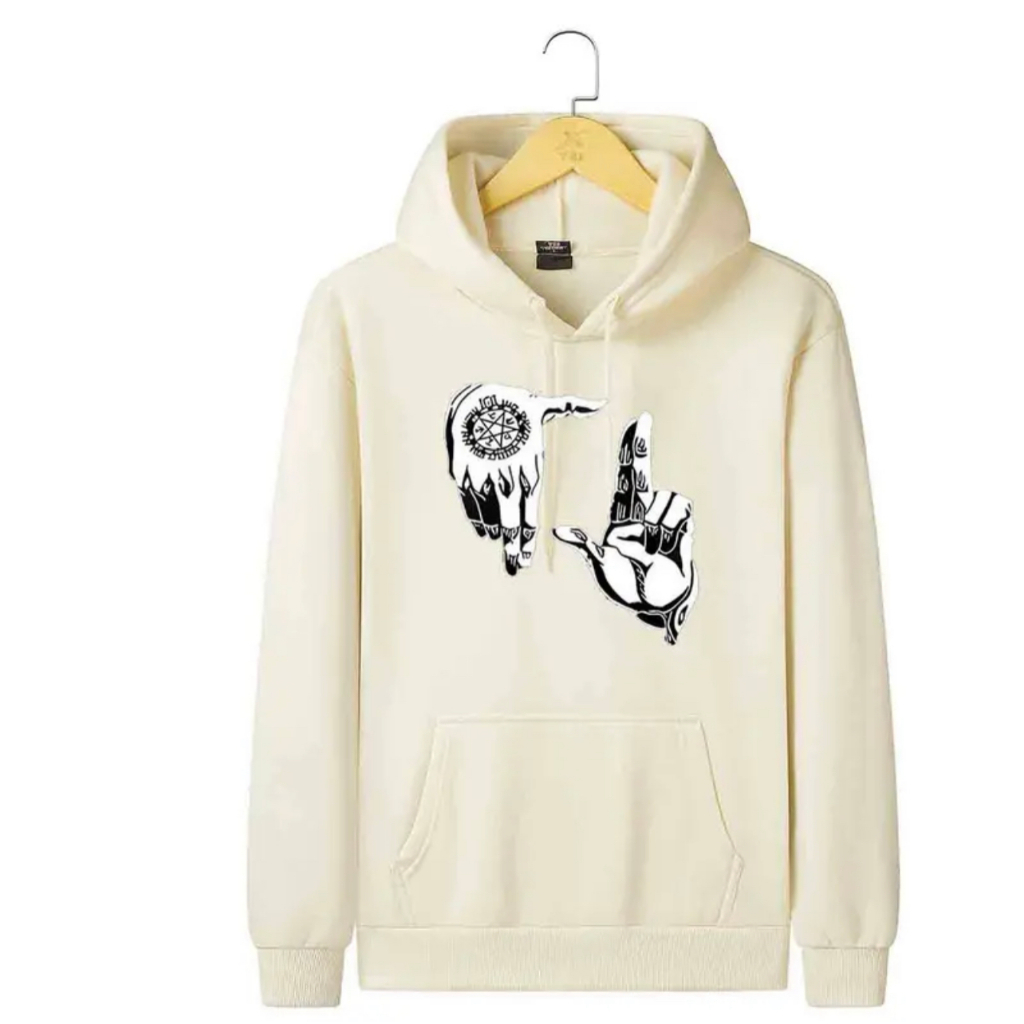 HOODIE JACKET WITHOUT ZIPPER 80% FABRIC COTTON ( not thicker nor ...