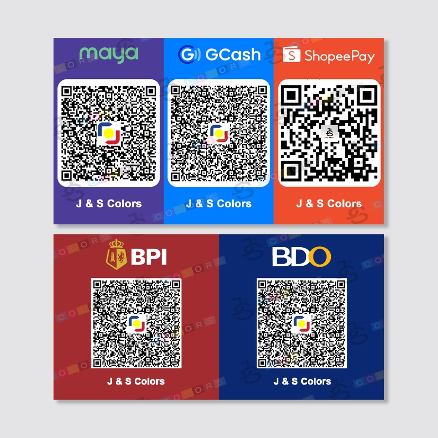 2-3 QR Payment Code Board: Cashless Payment | Shopee Philippines