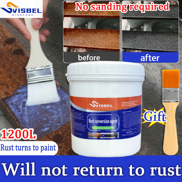 Refusing secondary rustthe 1.2L anti-rust Water-based metal rust ...