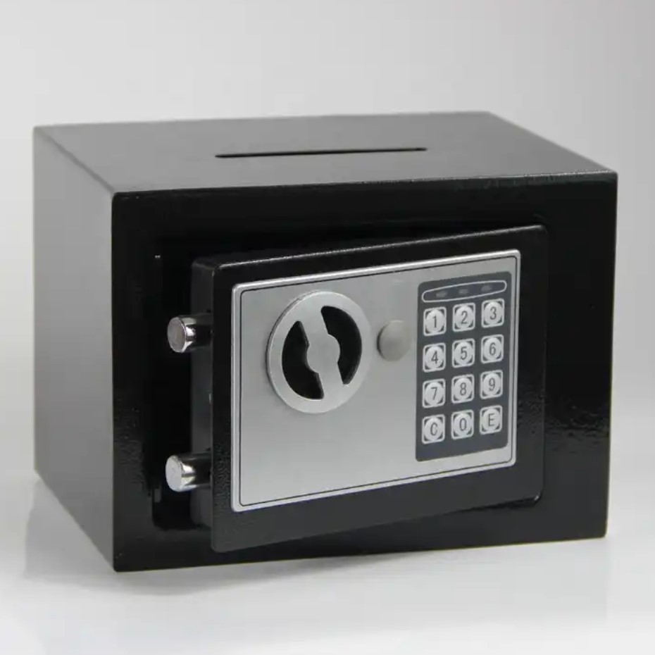 SAFETY VAULT With Key and Digital Lock Anti Theft Safe and Password ...