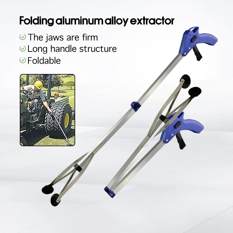 Picking Tool Waste Gripper Outdoor Grabber Foldable Garbage Picker Tong ...