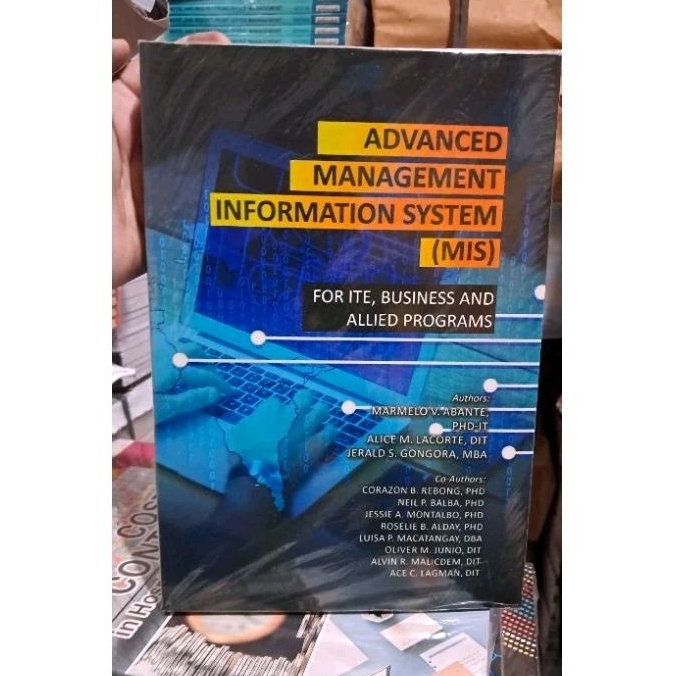 Advance Management Information System MIS For Ite Business and Allied ...