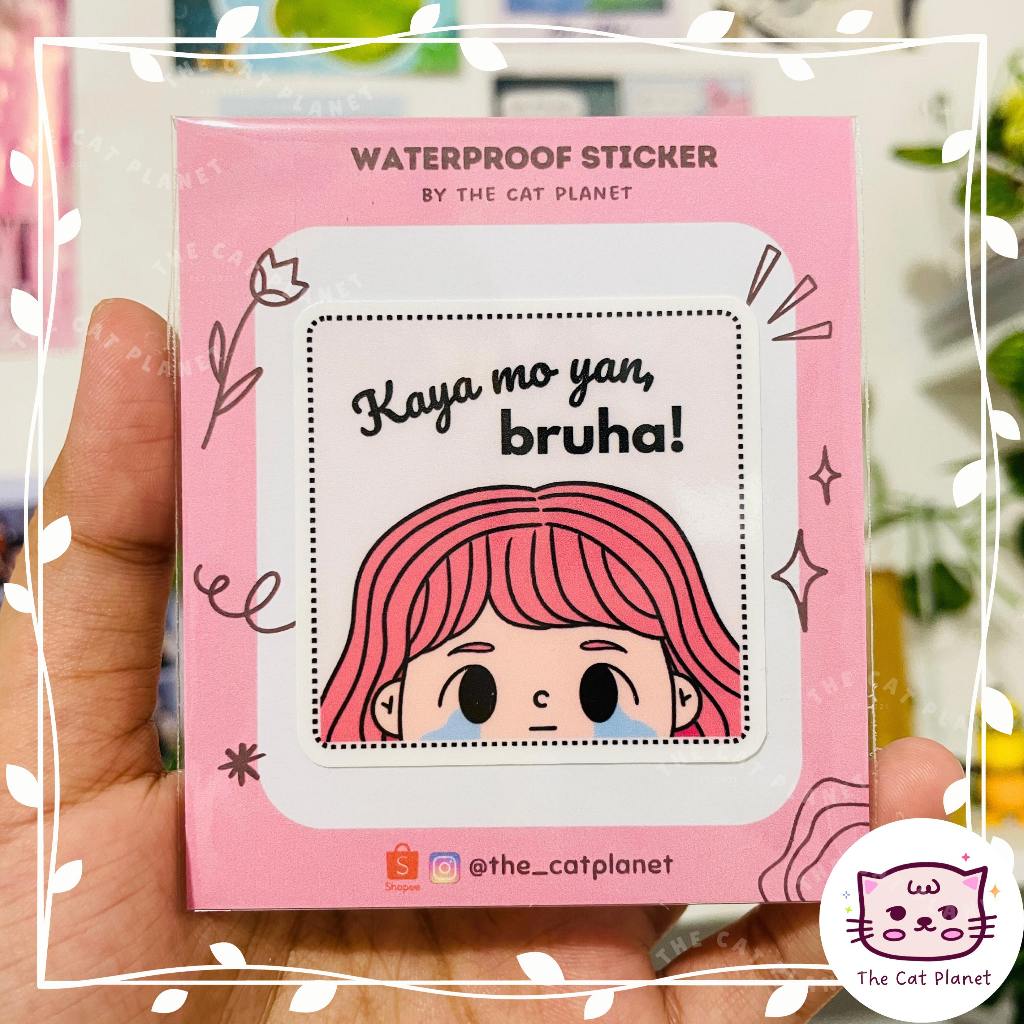 Kaya Mo Yan, Bruha! Cute Laptop Sticker Witty Funny Statement ...