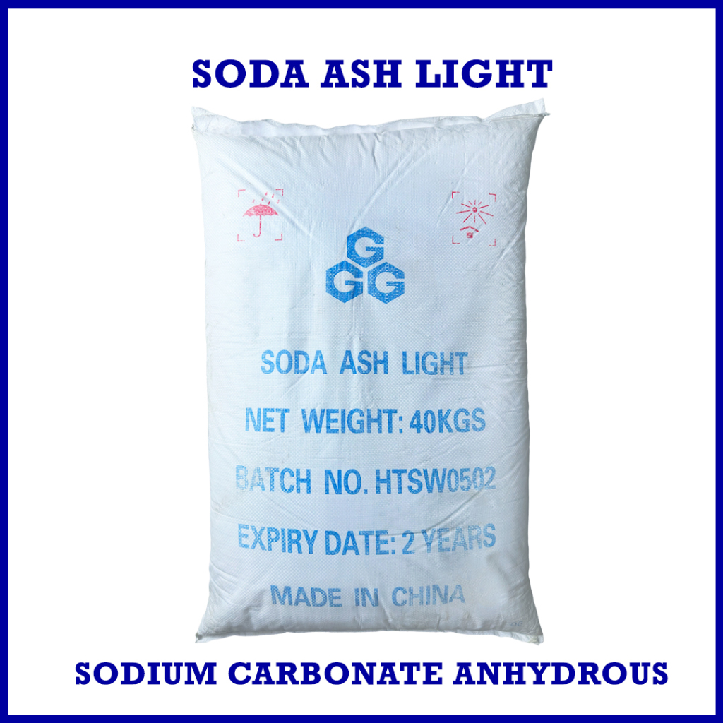 Soda Ash Light 40 Kilos & 50 Kilos Sodium Carbonate Anhydrous Washing ...